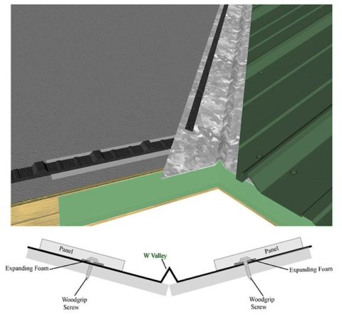 W-Valley Trim | Buy Metal Roofing Direct